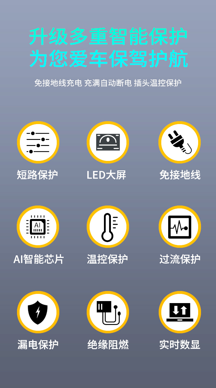 新能源通用接地宝五菱宏光mini电动汽车充电转换器地线宝免接地线-阿里巴巴