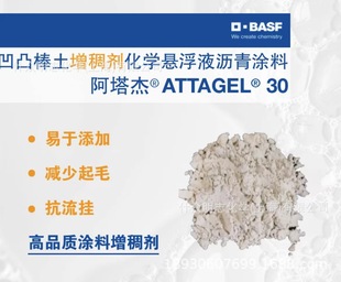 巴斯夫BASF阿塔杰ATTAGEL 30凹凸棒土增稠剂化学悬浮液沥青涂料涂-阿里巴巴