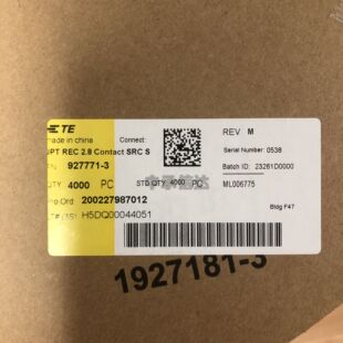 全新原装 927771-3 线规：17-20AWG 压接 端子-阿里巴巴