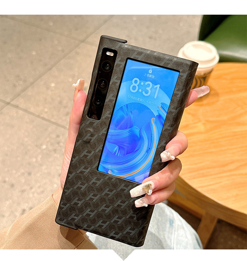 适用于华为Mate XS2手机壳翻盖磁吸皮套高端皮质mate xs2奢华男女-阿里巴巴