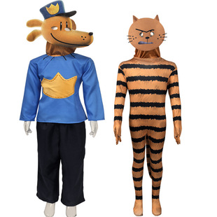 新品cosplay服装万圣节皮蒂猫dogman神探狗狗角色扮演舞台跨境表-阿里巴巴