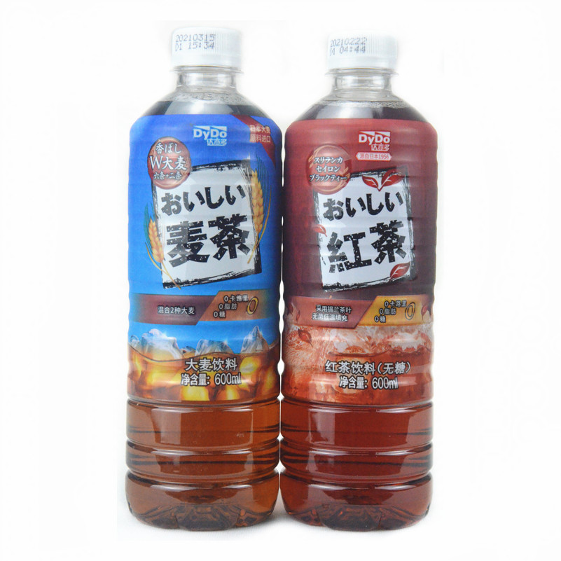日本DYDO达亦多大麦茶红茶饮料600ml*15瓶/箱 低卡零糖茶-阿里巴巴