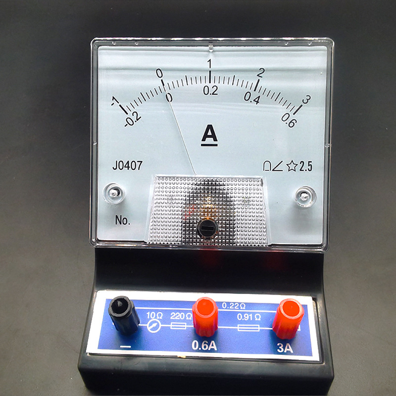 直流电流表 电压表灵敏电流计2.5级 0.6A 3A物理电学实验教学仪器-阿里巴巴