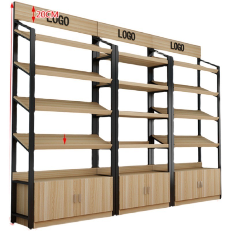 精品货架展示陈列架多功能化妆品斜面展柜置物架多层零食样品货柜-阿里巴巴