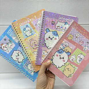 外贸新款卡通吉伊卡哇chiikawa笔记本可爱活页线圈本文具礼品本子-阿里巴巴