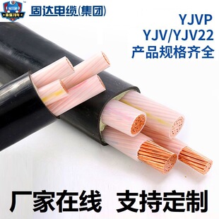 固达国标电缆线定 制YJV/YJV22/WDZYJY铜芯1-5芯1.5-300平方定 做-阿里巴巴
