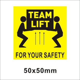 亚马逊FBA超重标签 警告标签 Team Lift标签 Heavy Package-阿里巴巴