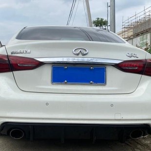 适用于14-22英菲尼迪Q50后唇带灯碳纤尾唇后扰流板前铲Q50l尾翼-阿里巴巴