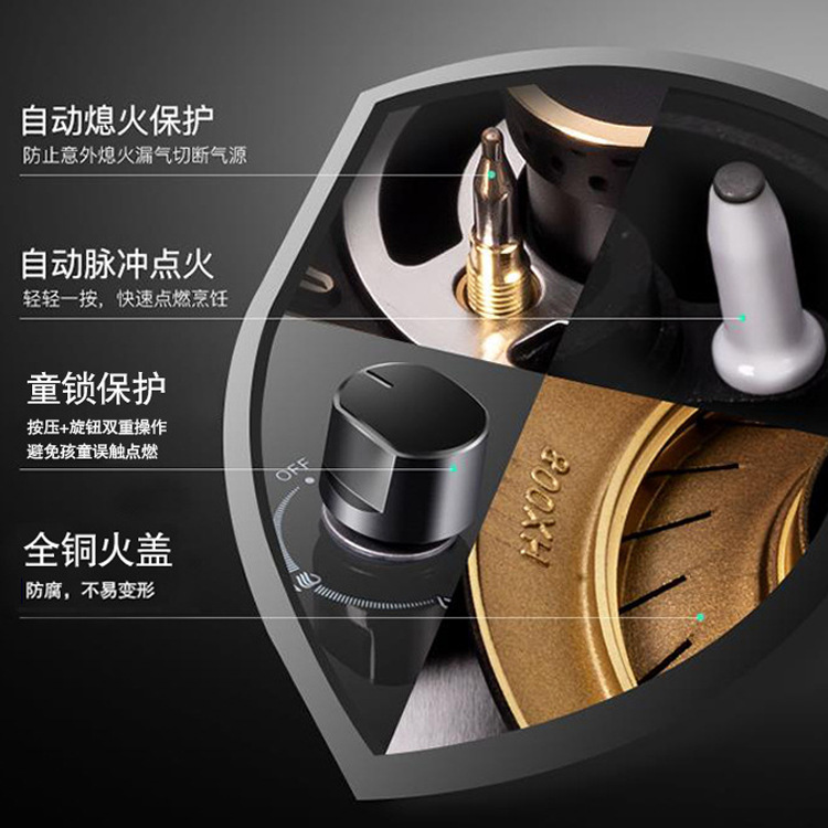 Factory Gas Stove Wholesale Single Stove Gas Stove LPG Embedded Natural ...