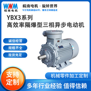 安徽皖南防爆电机YBX3三级能效1.1/1.5/3/4/5.5/7.5kw/11kw隔爆型-阿里巴巴