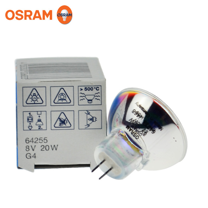 OSRAM 64255 8V 20W杯灯卤素灯泡光学仪器灯酶标仪灯泡牙科固化灯-阿里巴巴