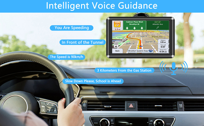 跨境外贸5寸gps导航仪车载便携式通用高清8G汽货卡车欧洲北美全球-阿里巴巴