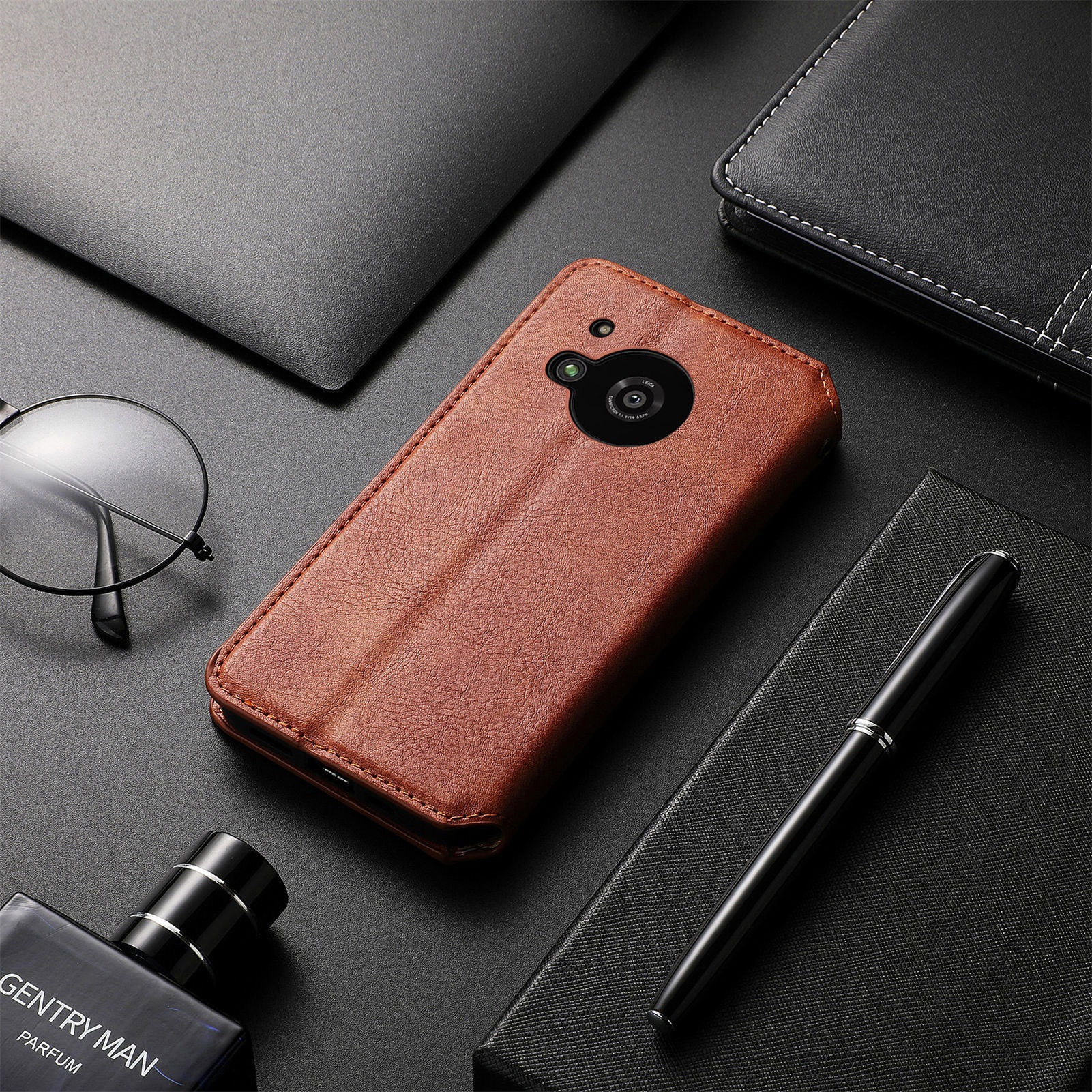 跨境适用夏普R7/P7 Sharp Aquos Wish2手机皮套 商务翻盖PU保护套-阿里巴巴