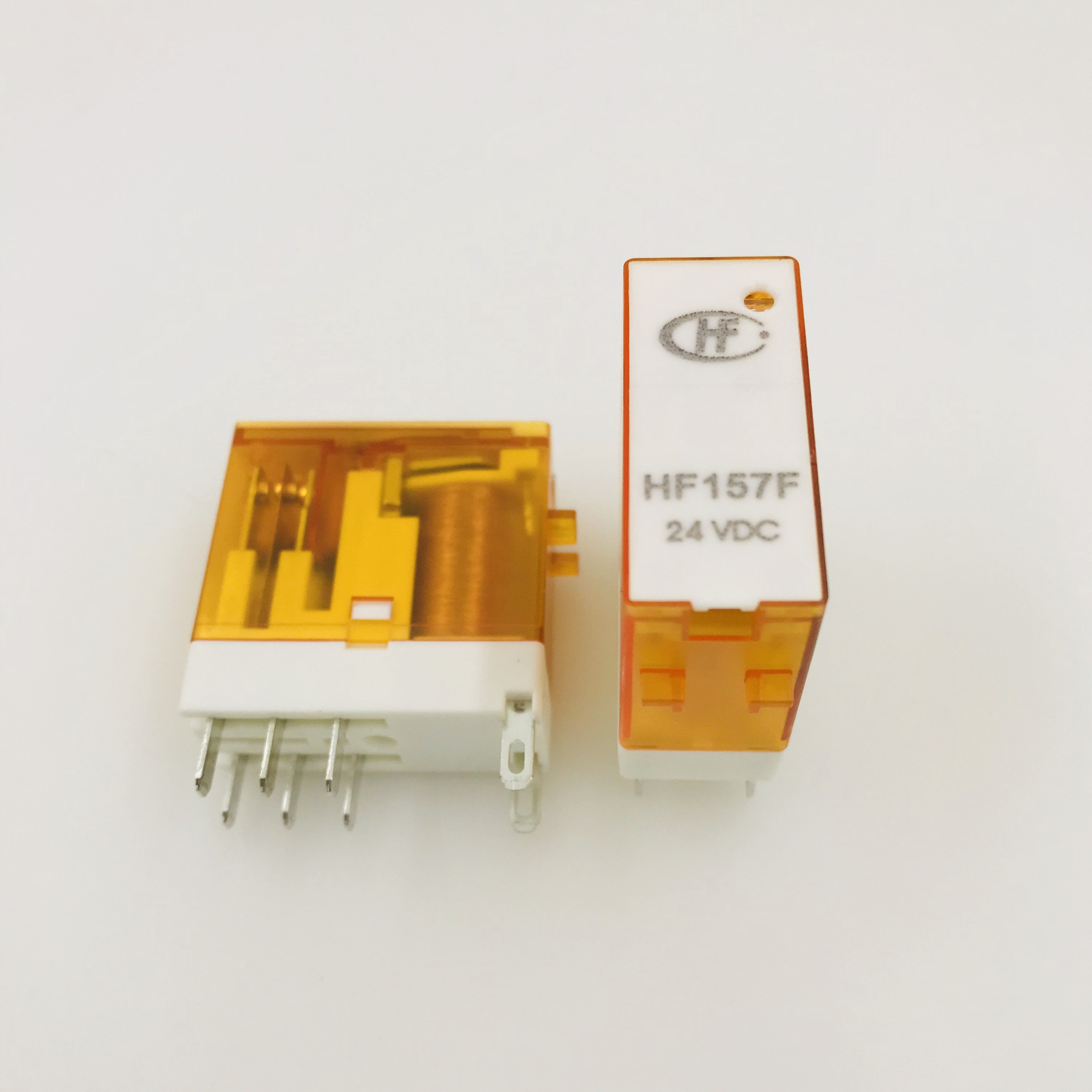 HF157F-24-2Z25FD2 两组转换8A8脚无按钮型带LED 宏发工控继电器-阿里巴巴
