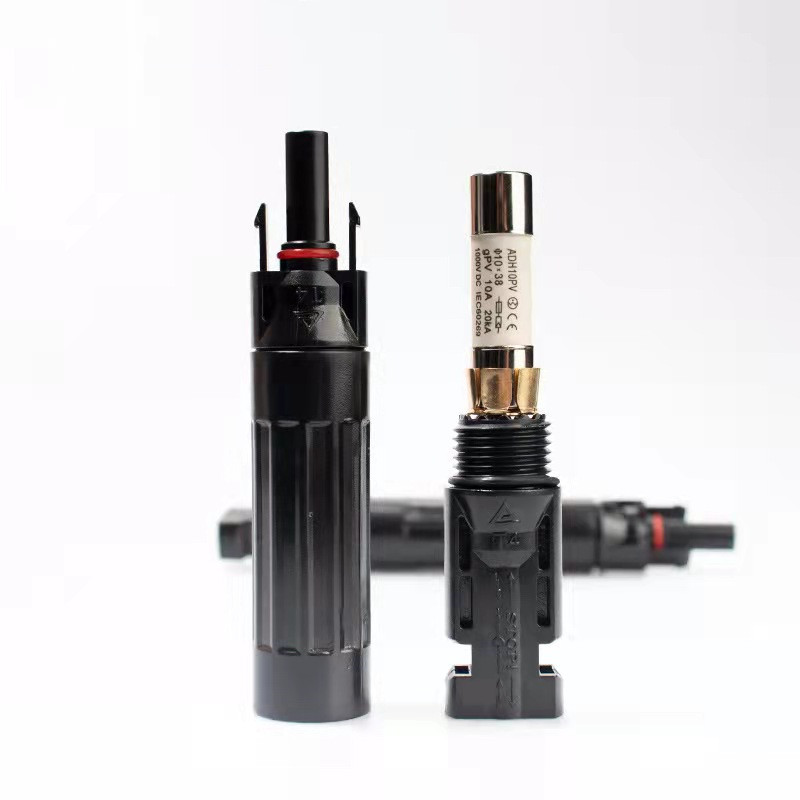 MC4光伏连接器15A30A直流光伏熔断器1000V1500V太阳能保险丝连接-阿里巴巴