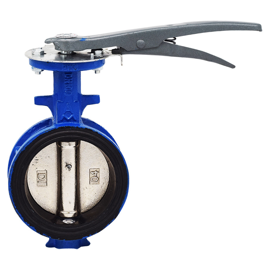 埃美柯手柄对夹蝶阀D71X-16铸铁手动涡轮D371X-16对夹蝶阀排污阀-阿里巴巴