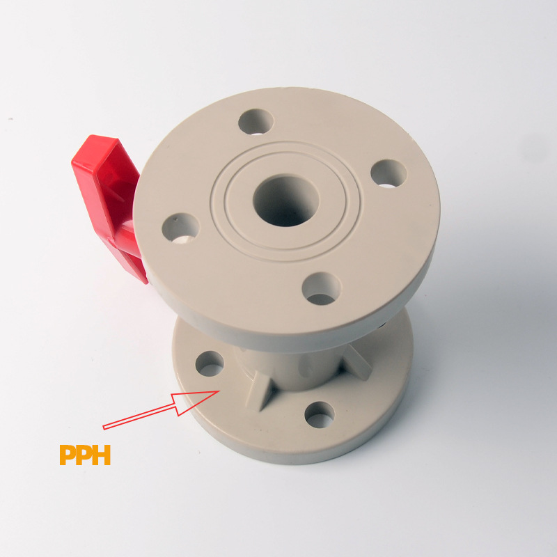 上海兰高阀门 PPH法兰球阀 Q41F-10S 耐酸碱全塑PPH法兰塑料球阀-阿里巴巴