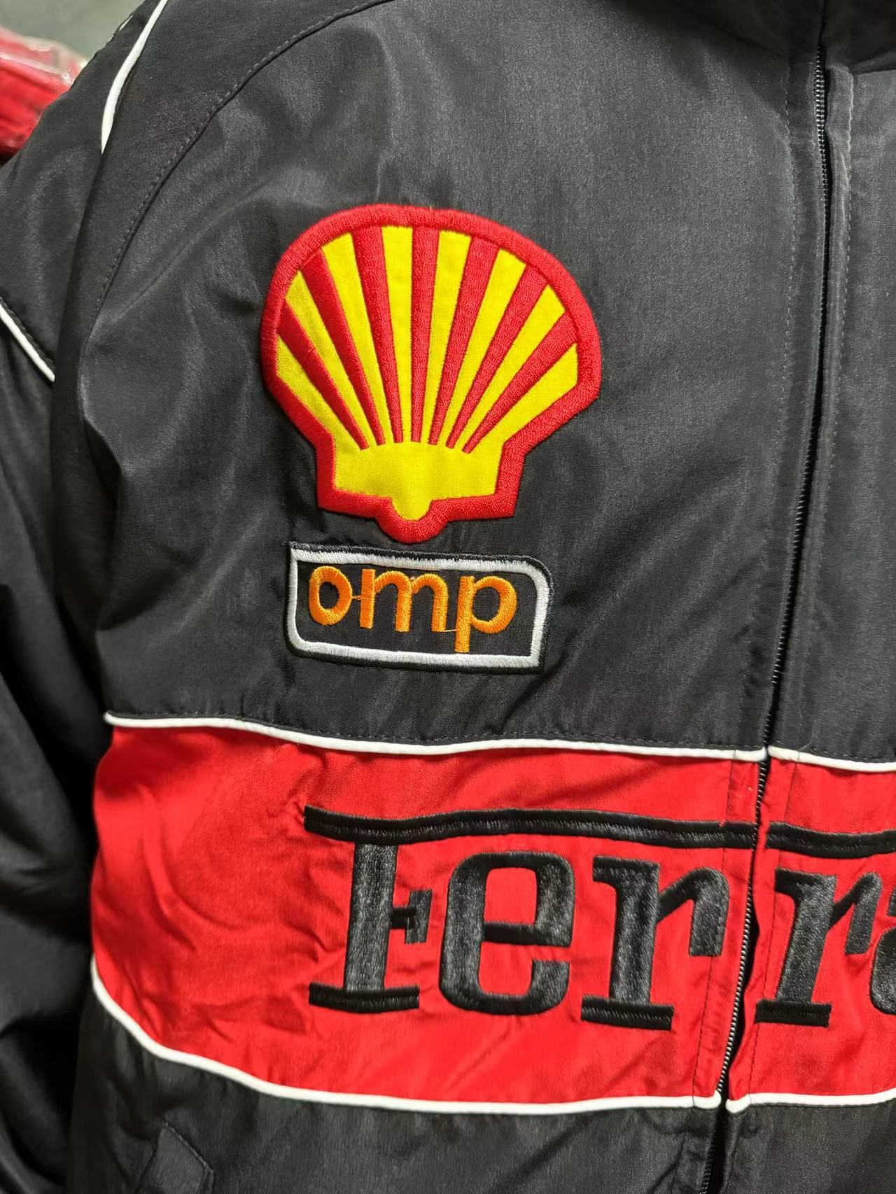 F1赛车服 全刺绣赛车服机车服骑行服刺绣休闲长袖冬装棉服A157-阿里巴巴