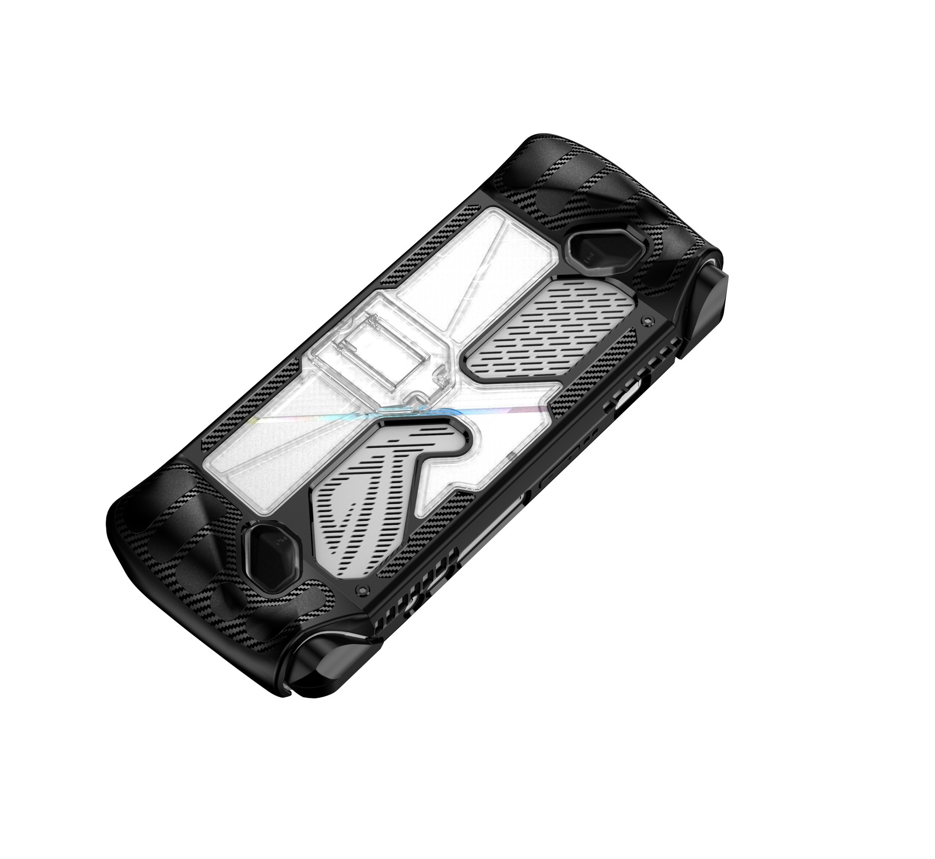 适用华硕rog ally保护套掌机游戏配件PC+TPU软硬防摔带支架保护壳-阿里巴巴