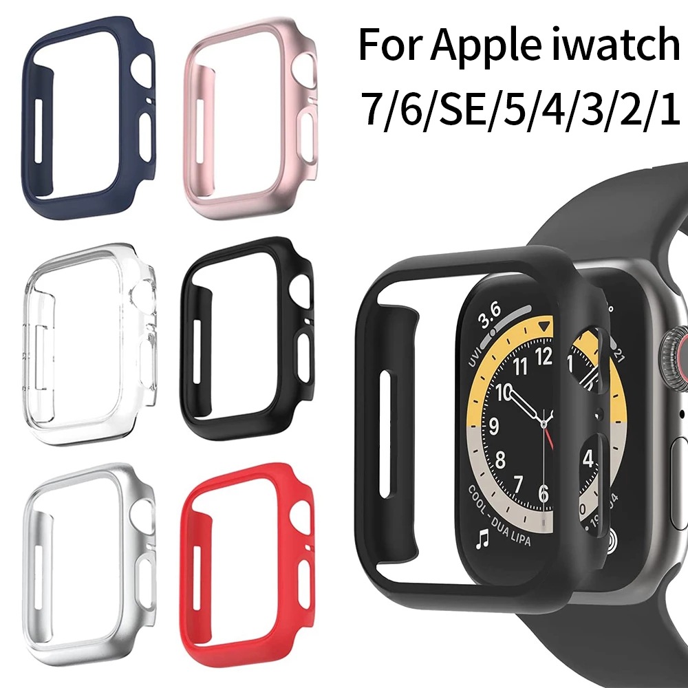 适用apple iwatch 7保护壳苹果手表保护壳苹果手表壳PC镂空保护套-阿里巴巴