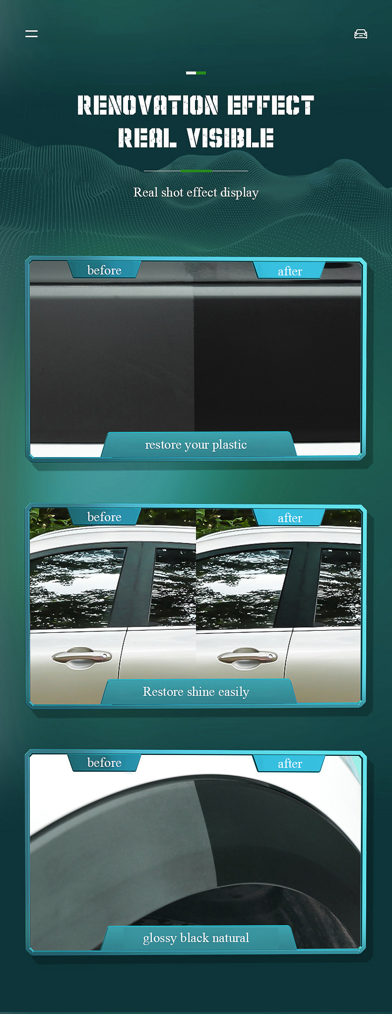 HGKJ-AUTO-S24 PLASTIC LONGLASTING RESTORER汽车塑料件翻新镀膜-阿里巴巴