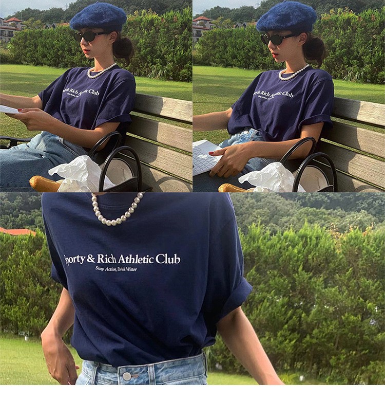 蒂奇正圆强光施家珍珠项链女ins时尚博主fever同款s925纯银锁骨链-阿里巴巴