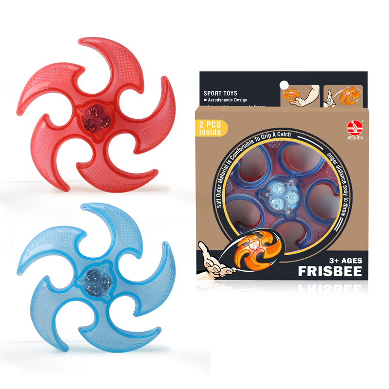 Supply Cross-Border Light Soft Rubber Flying Saucer Pet Toy Children's ...