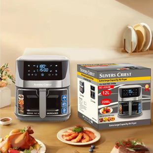 Air fryer空气炸锅10.5L可视款电炸锅多功能薯条机SLIVERS CRIEST-阿里巴巴