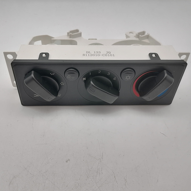 适用东风天龙汽车空调控制面板操纵机构暖风控制器8112010-C0101-阿里巴巴