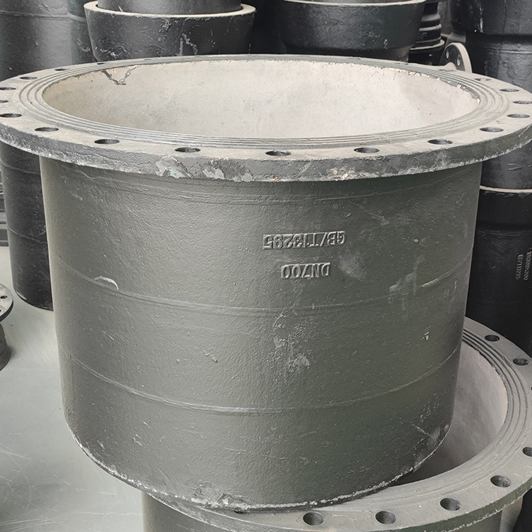 球墨铸铁管件插盘短管DN800 1000 1200 1600盘承短管平承法兰四-阿里巴巴