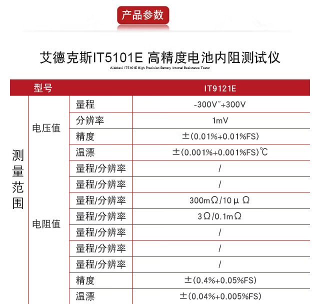 ITECH 艾德克斯 IT5101E电池内阻测试仪 租售销售回收-阿里巴巴