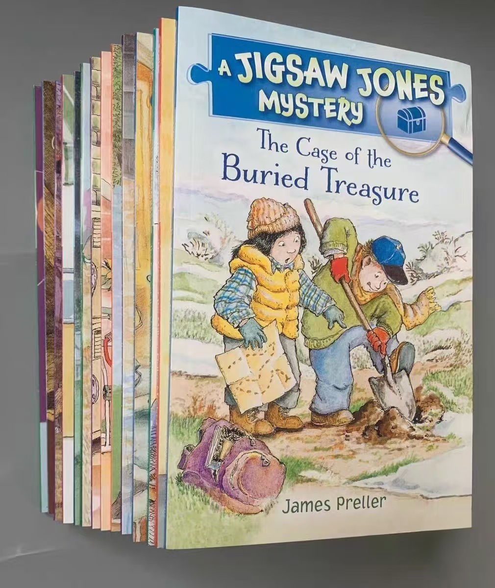 小侦探琼斯全套14册Jigsaw Jones 儿童侦探章节书冒险推理小说-阿里巴巴