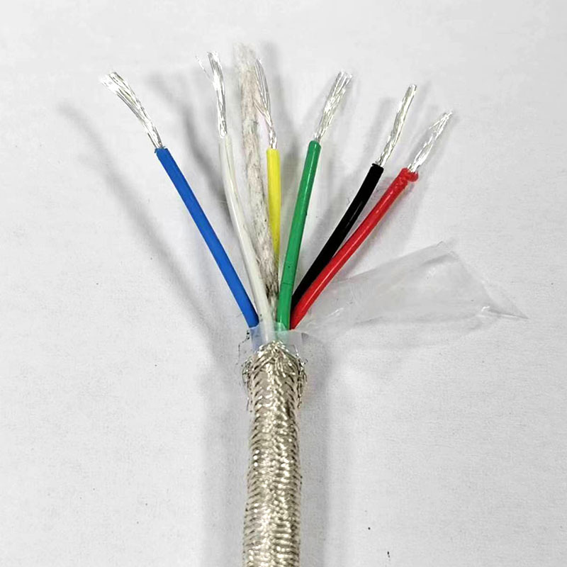 耐高温200度铁氟龙屏蔽电线电缆AFPF镀银屏蔽信号线2芯3芯电线-阿里巴巴