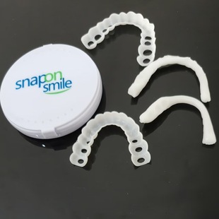 跨境热销 snap on smile 假牙套上牙下牙仿真牙假牙套硅胶牙套牙-阿里巴巴