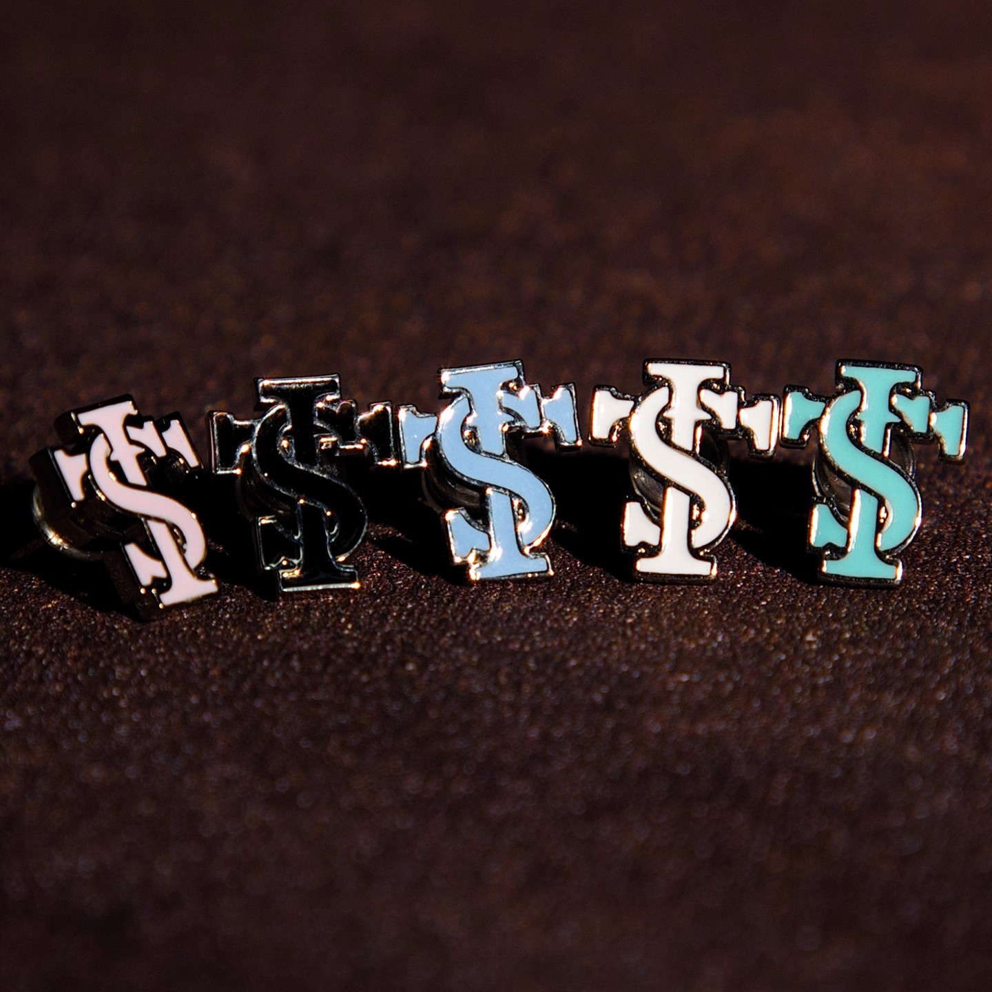 STK S925银针珐琅耳钉ASEN耳坠饰品装饰品美式复古街头潮流耳饰-阿里巴巴