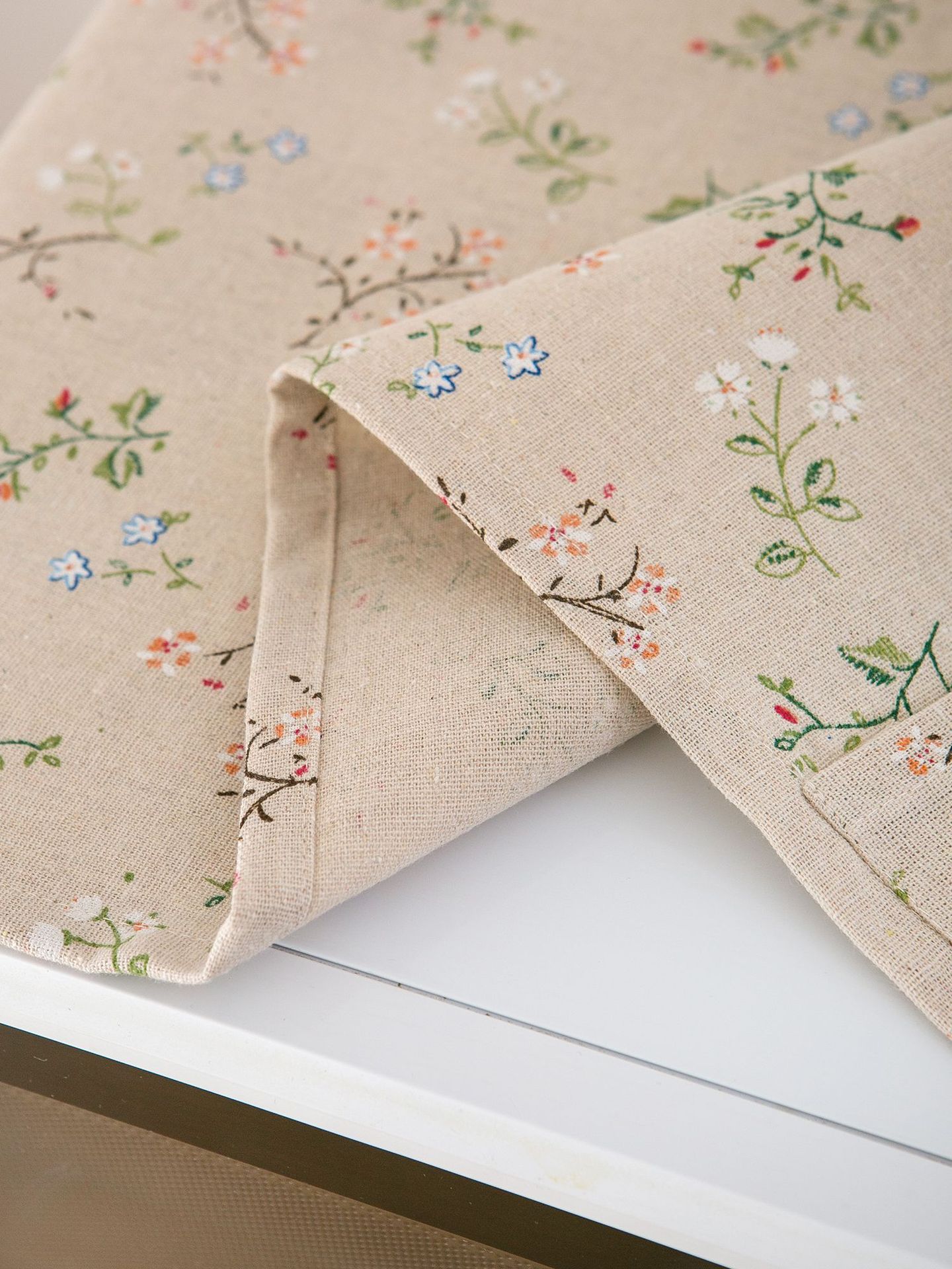 启芯田园棉麻布艺微波炉罩花朵防尘罩烤箱罩电烤炉罩子-阿里巴巴