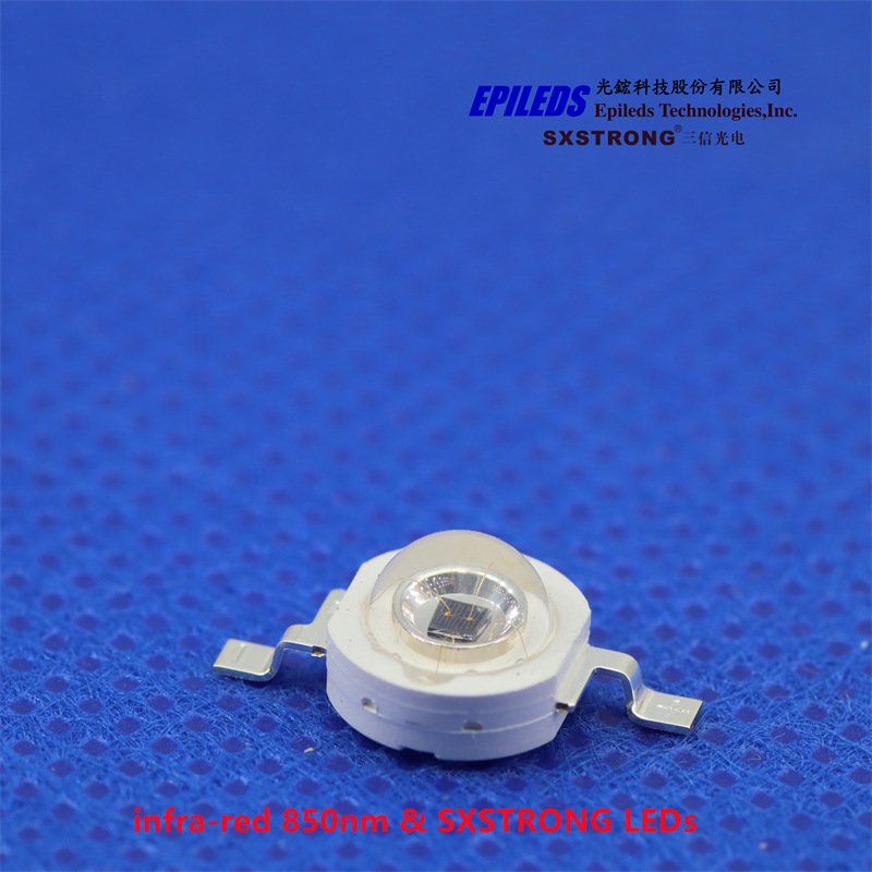 厂家批发3w红外IR850nm大功率led灯珠安防监控医疗魔术识别VR芯片-阿里巴巴
