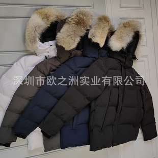 Palm Moose #29 Men Canada Coyote Fur Wyndham Down Jacket-阿里巴巴