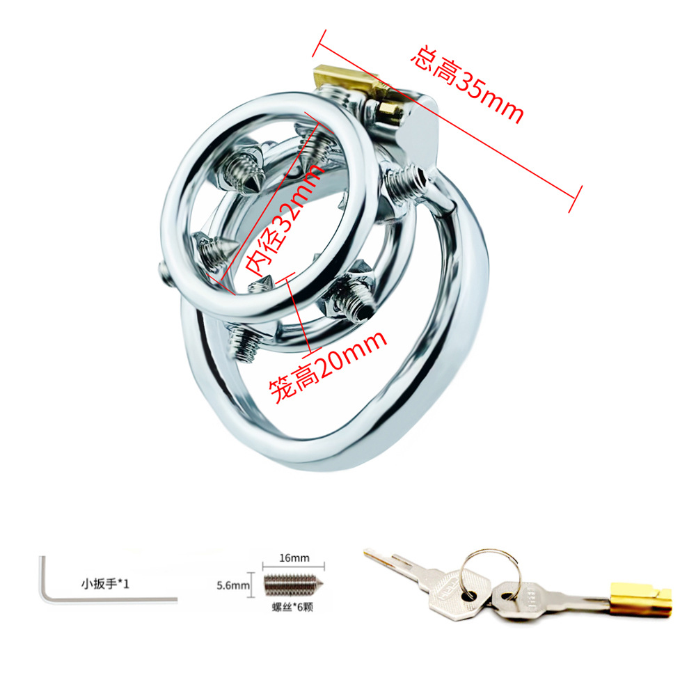 FRRK-132 圆环不锈钢贞操锁成人情趣男女用品阴茎仪式感礼物-阿里巴巴