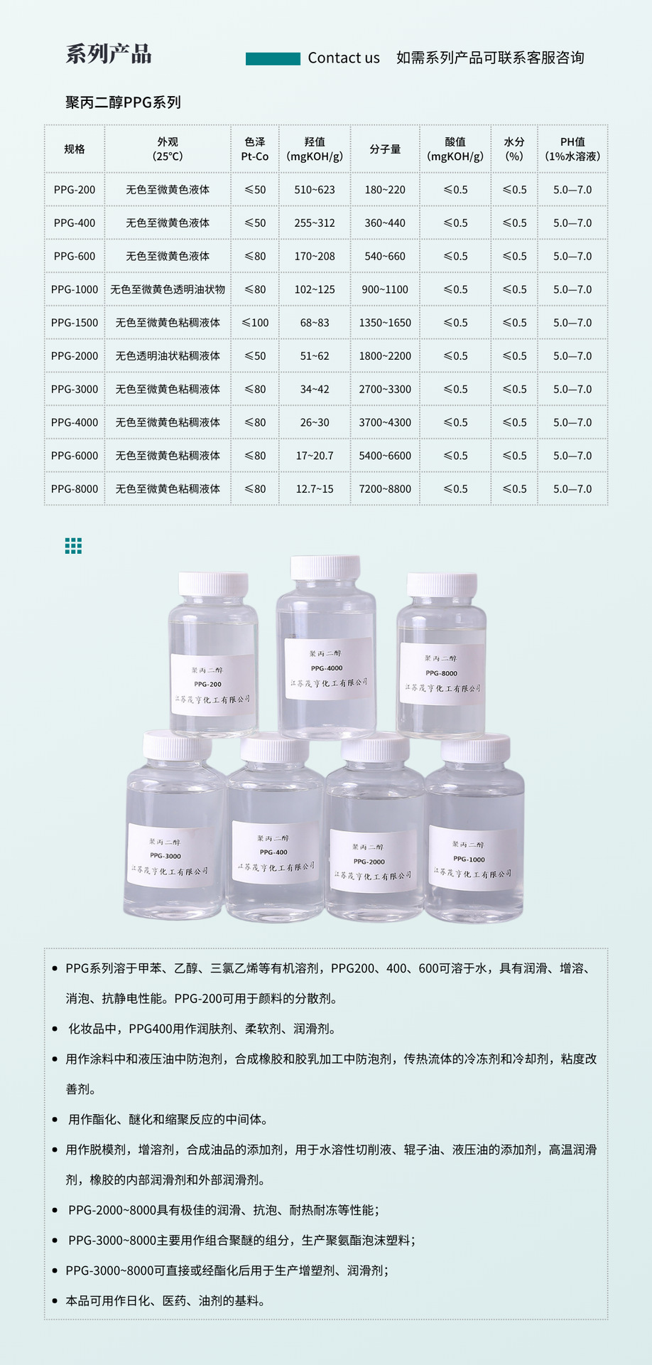聚丙二醇 PPG3000 Poly propylene glycol CAS No.: 25322-69-4-阿里巴巴