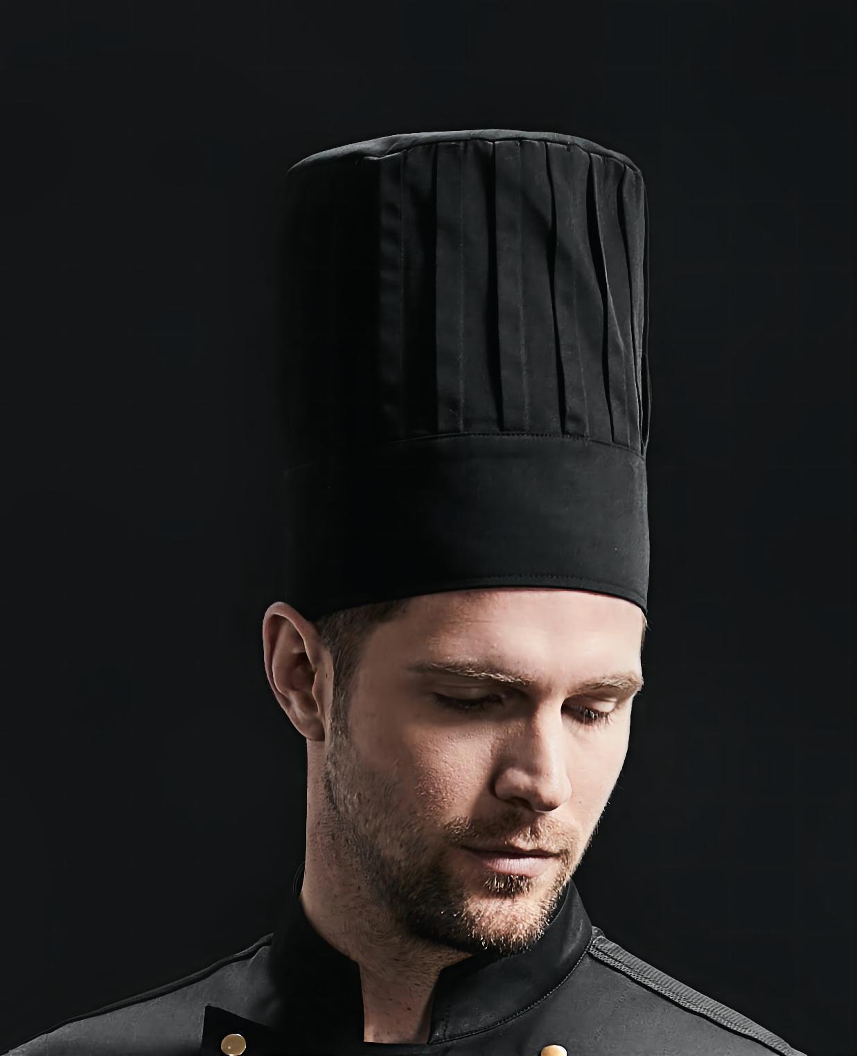 酒店厨师白色高帽大帽行政主厨帽子后厨餐厅烘焙蛋糕点厨师工作帽-阿里巴巴