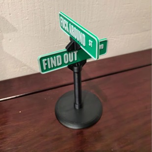 现货Find Out Street Sign Desk Decoration有趣的办公桌礼物饰品-阿里巴巴