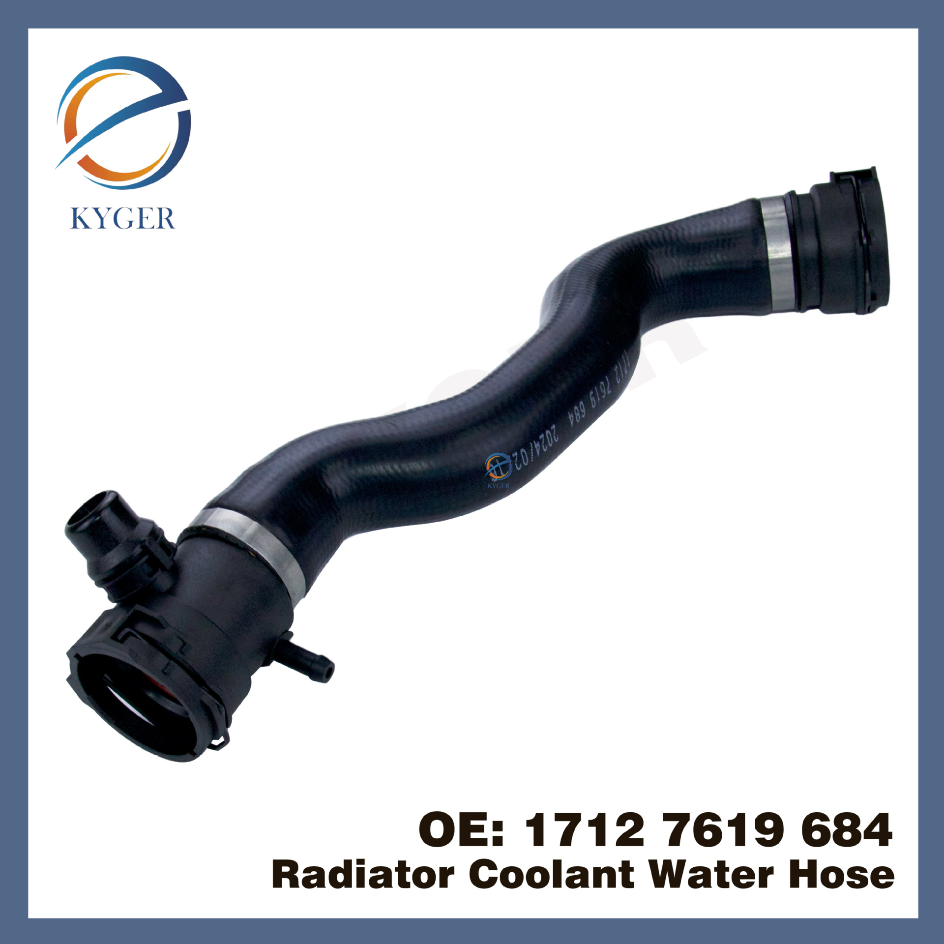 适用宝马F07水管17127619684 1712 7619 684 KYGER-阿里巴巴