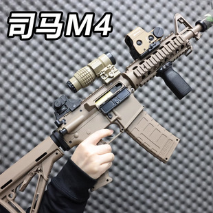 司马M416火控版连发玩具枪军典M4CQB金齿电动ak47成人真人CS装备-阿里巴巴
