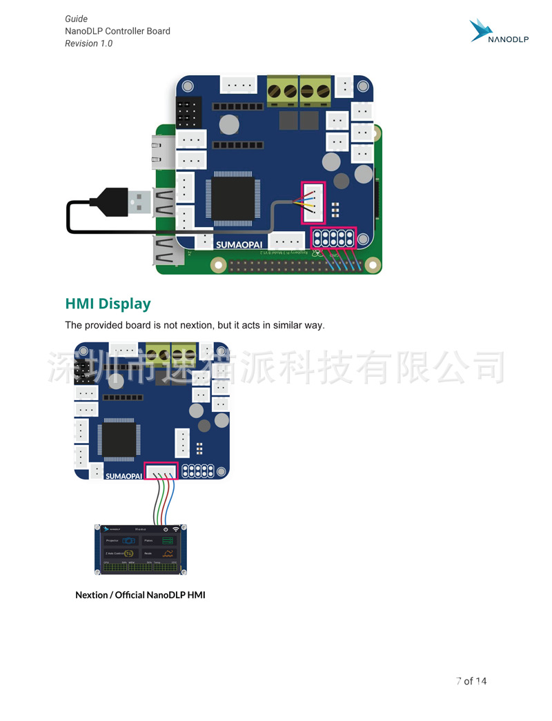 LCD/DLP光固化UV光敏树脂3d打印机主板NANODLP官方控制板-阿里巴巴