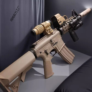 军典司马M416连发电动发射器M4CQB真人CS玩具枪男孩吃鸡装备模型-阿里巴巴