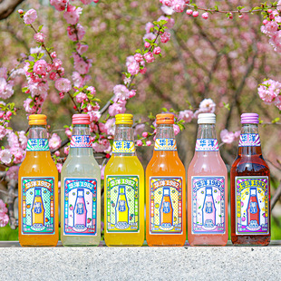 批发华洋1982果汁汽水358ml*20瓶整箱碳酸饮料真低糖0脂肪玻璃瓶-阿里巴巴