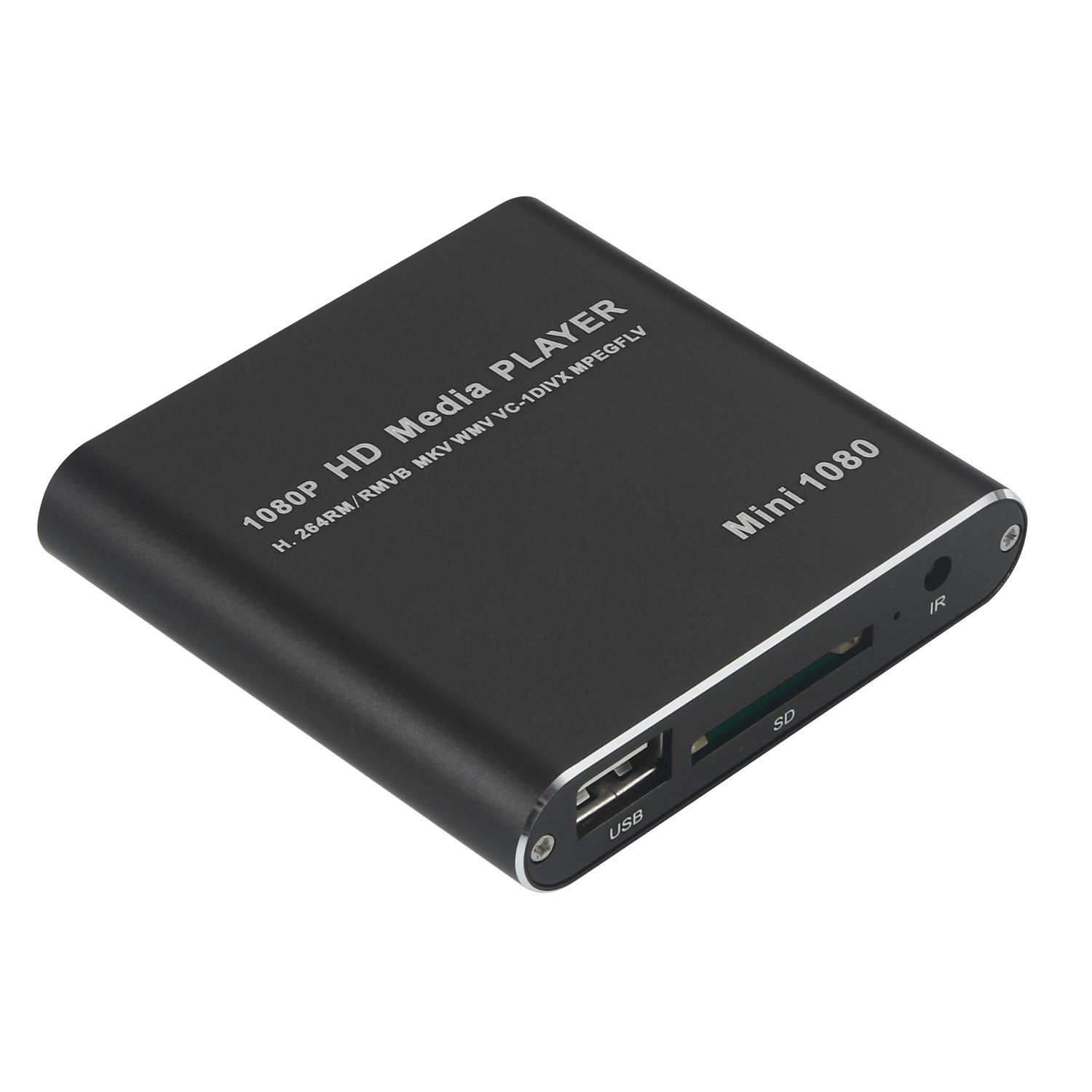 MINI 1080P Full HD Media USB HDD player SD/MMC card 播放器-阿里巴巴