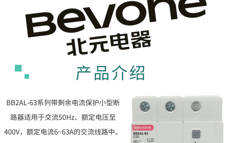 北京北元电器BB2AL-63/2PC型小型漏电断路器 1PN 空开总闸4P-阿里巴巴