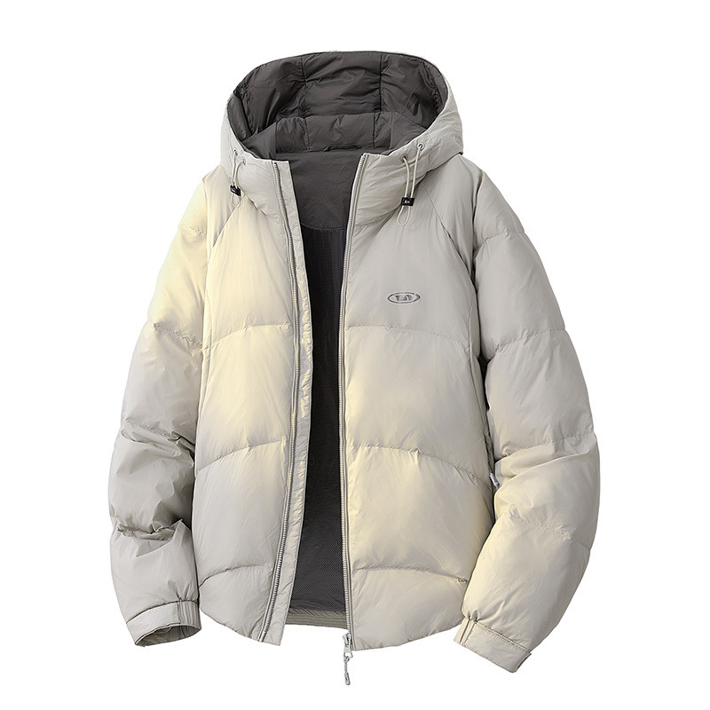 批发冬季新国标羽绒服男女同款潮牌鸭绒高街潮牌连帽羽绒服外套-阿里巴巴